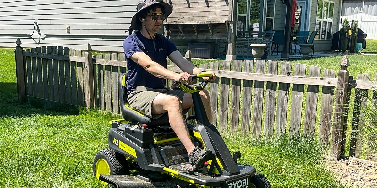 Ryobi’s newest battery-powered riding mower is built for the average ...