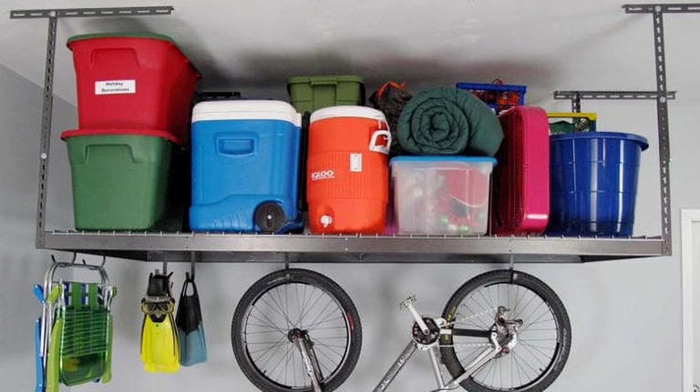 Walmart's 'best seller' storage shelves are a space-saver for garages