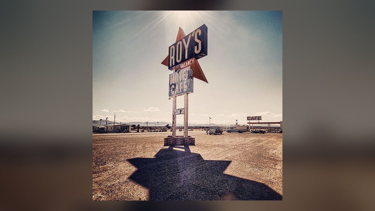 Roy’s neon sign never went out and neither did this ghost town on Route 66
