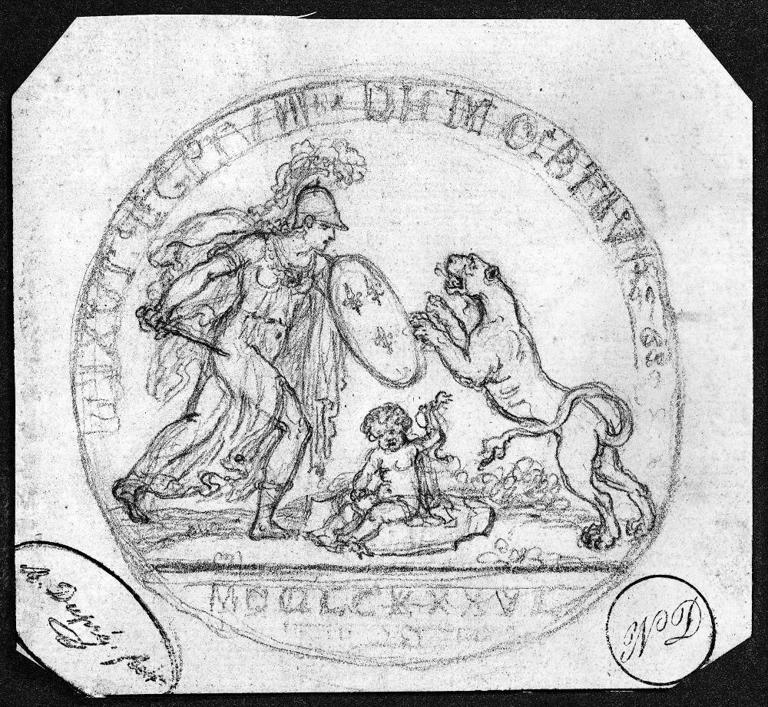 Benjamin Franklin styled Lady Liberty’s look in this medal he ...