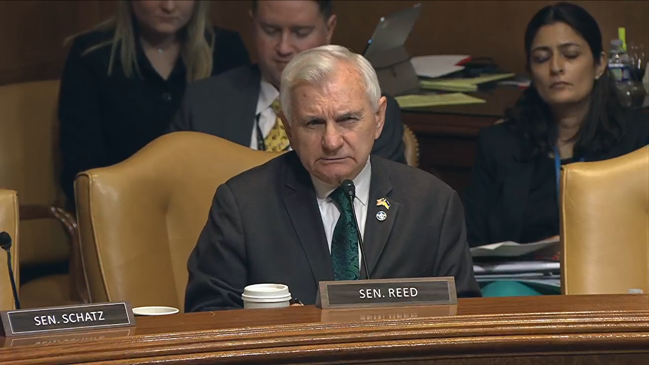 'Any comments, Mr. Secretary?': Jack Reed calls out Pete Hegseth on DOD ...