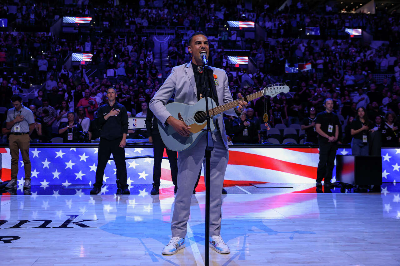 Spurs voice Jacob Tobey wants fans to join his Game 5 anthem