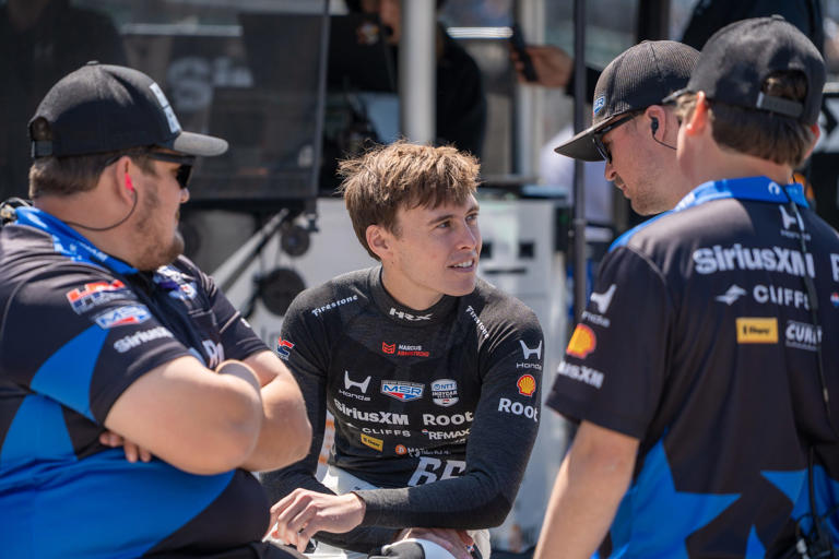 Who ran the fastest laps in Indy 500 practice today, May 12?