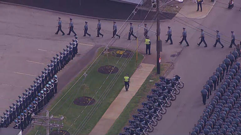 Final goodbye: Funeral being held for fallen Mass. State Police Trooper ...