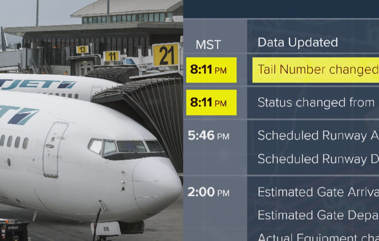 Was your plane cancelled for maintenance? Or just swapped out? | Go Public