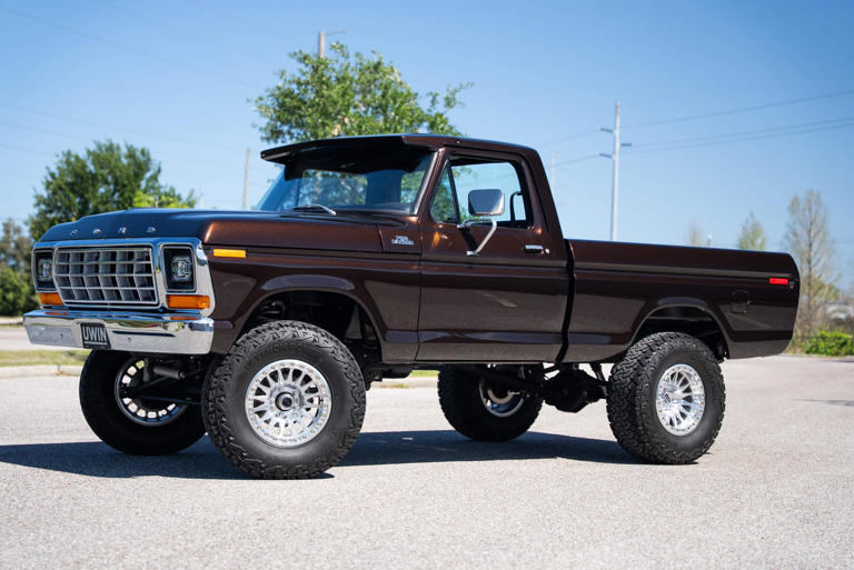 Custom 1979 Ford F-150 restomod featured in classic truck charity giveaway