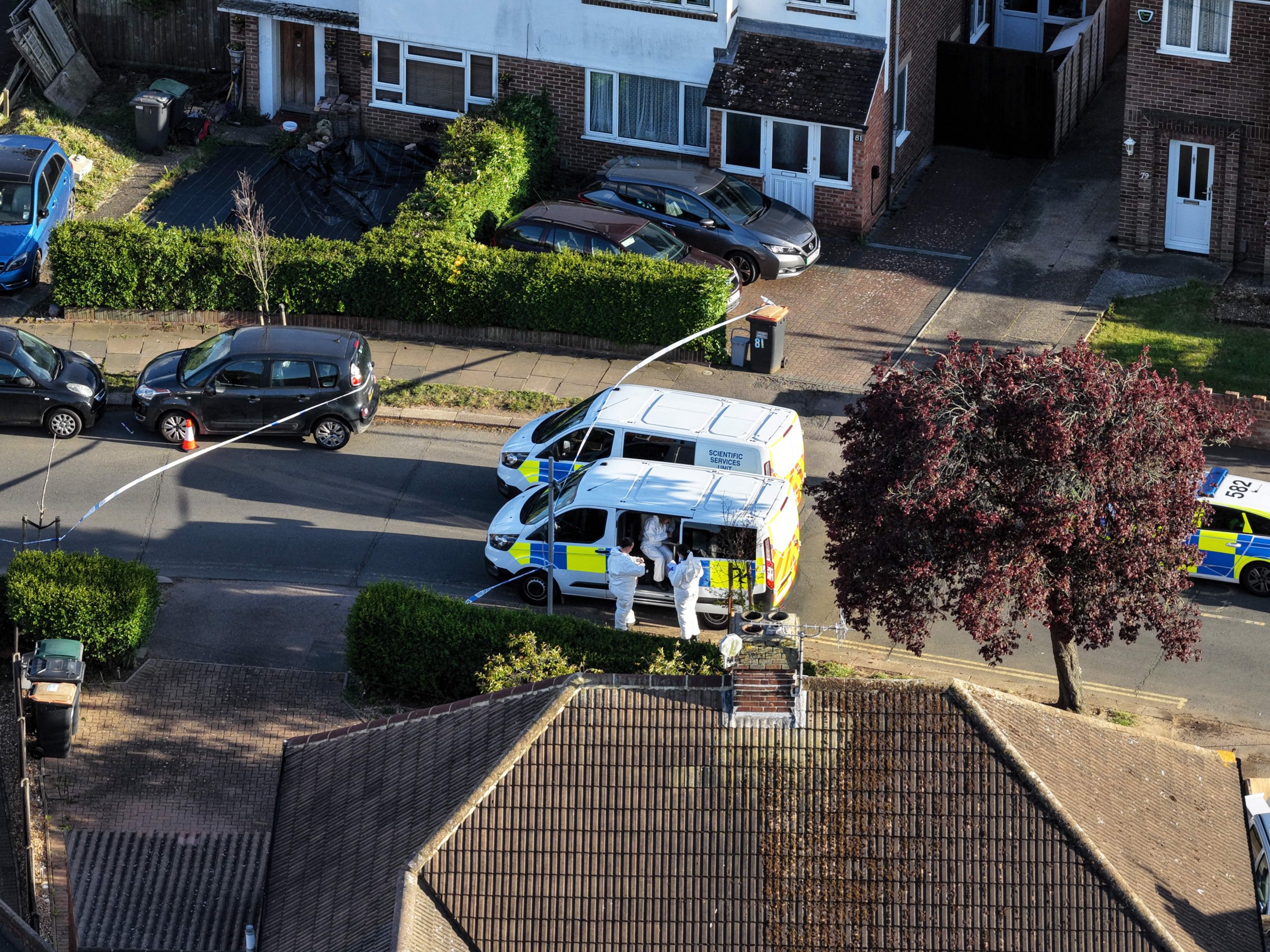 Man shot dead by police after barricading himself in Bedford home