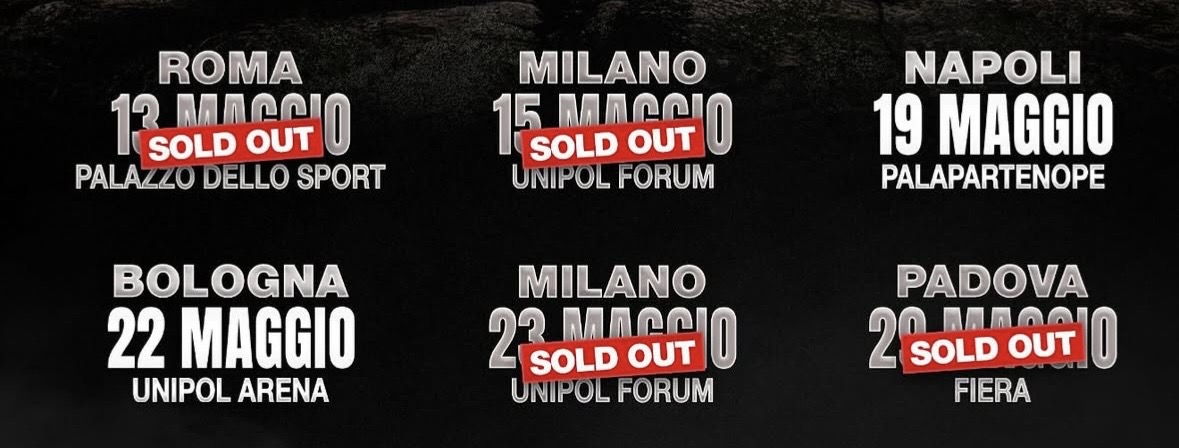 Tony Boy conquista i palazzetti, quattro date sold out per il primo ...