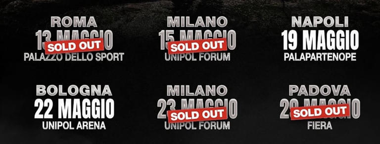 Tony Boy conquista i palazzetti, quattro date sold out per il primo ...