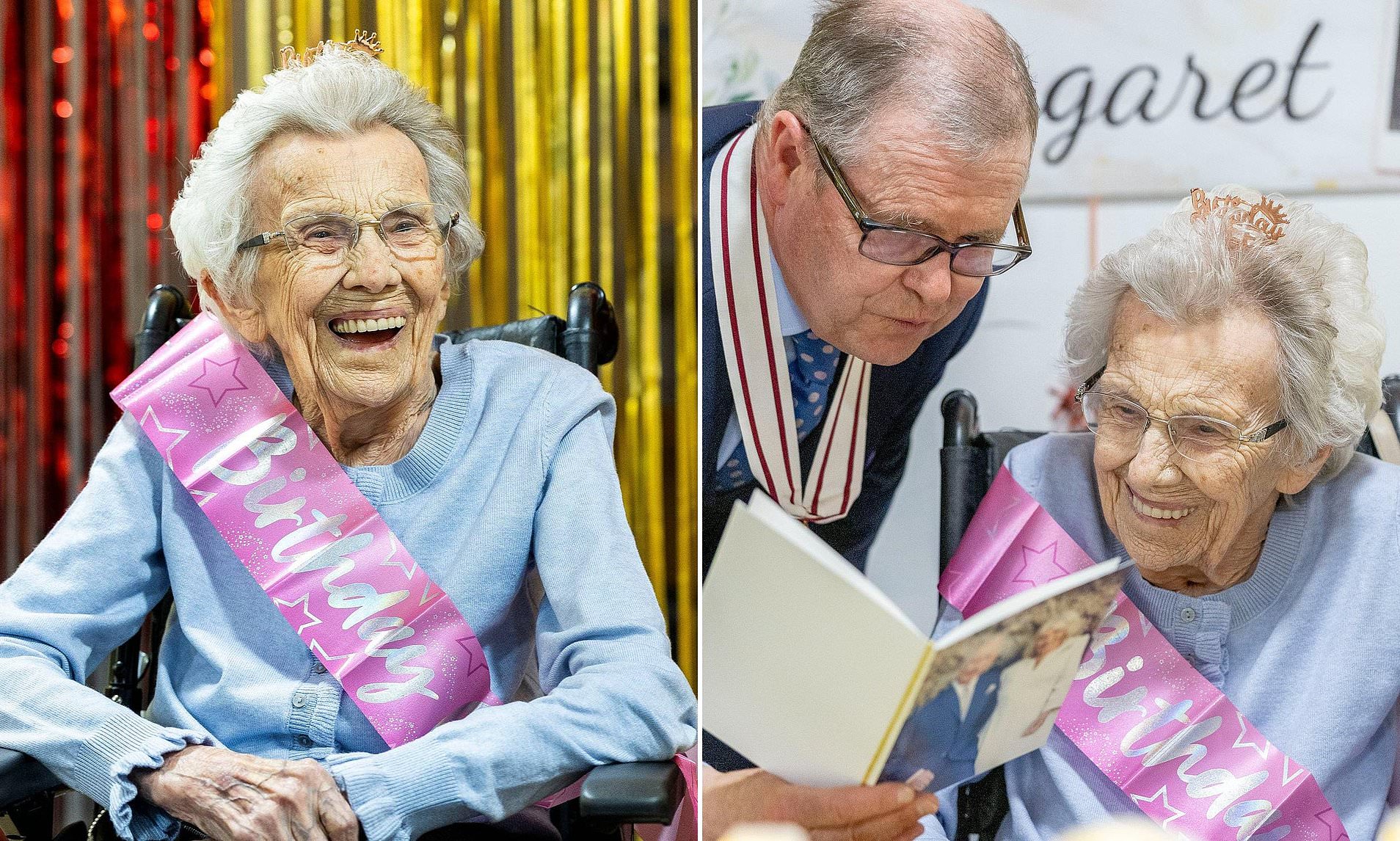 Woman celebrating her 105th birthday says secret to a long life is a ...
