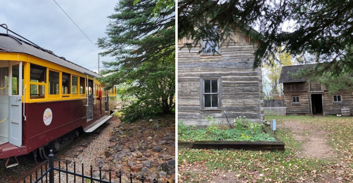 The Minnesota museum where you can ride a vintage 1920s trolley to a ...