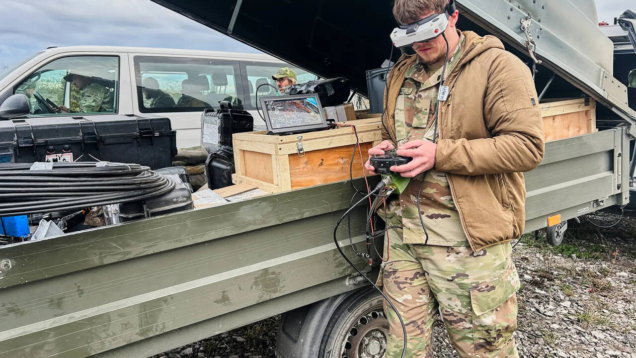 Ukrainian drone pilots issue warning to NATO during Swedish military ...