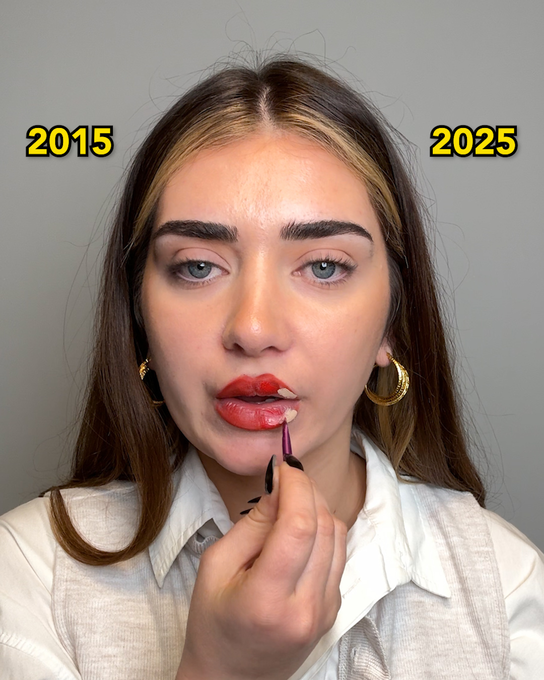 Make-up trends toen versus nu💄