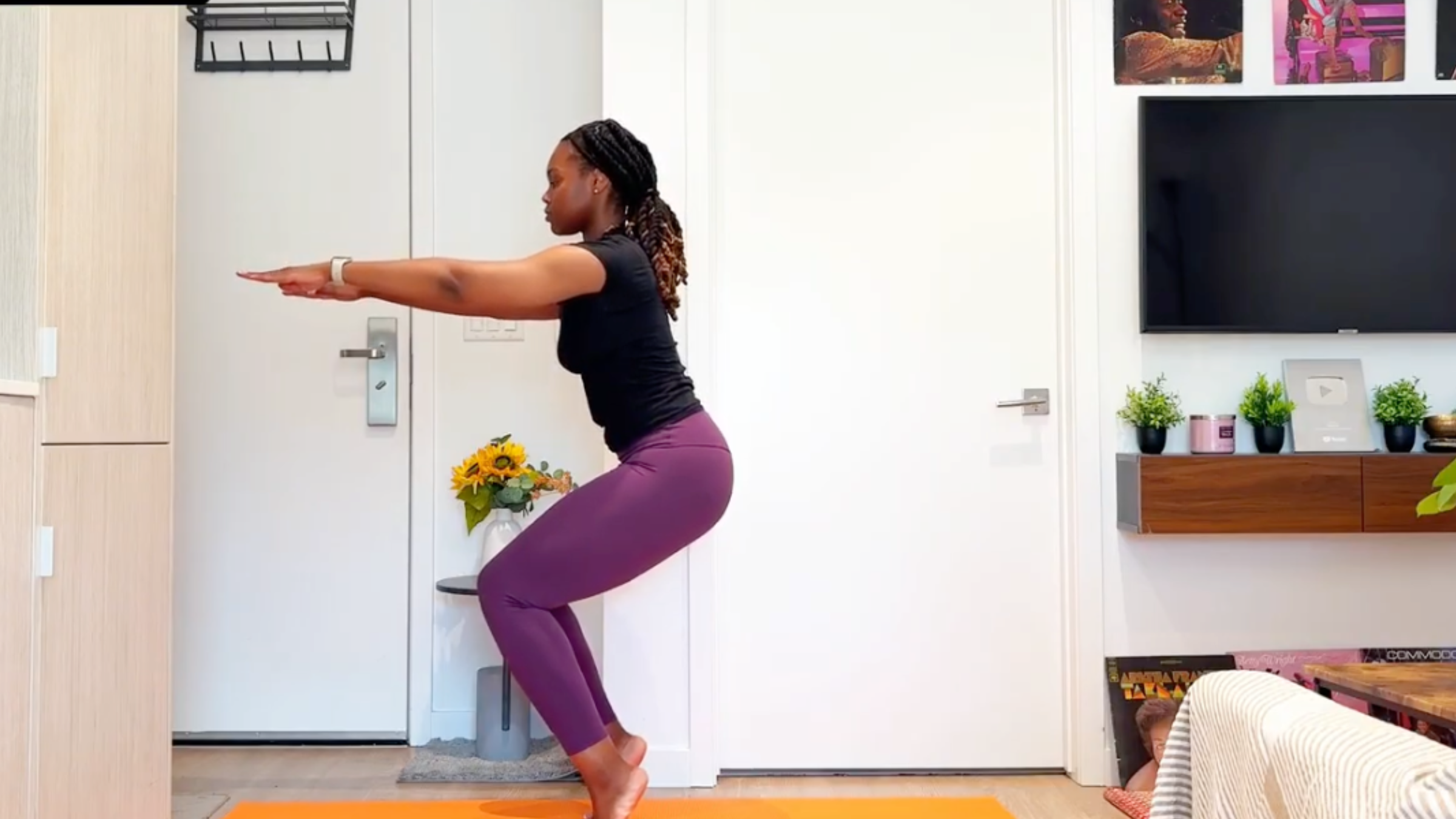 Need a quick yoga fix? Try this 5-minute standing-only practice.