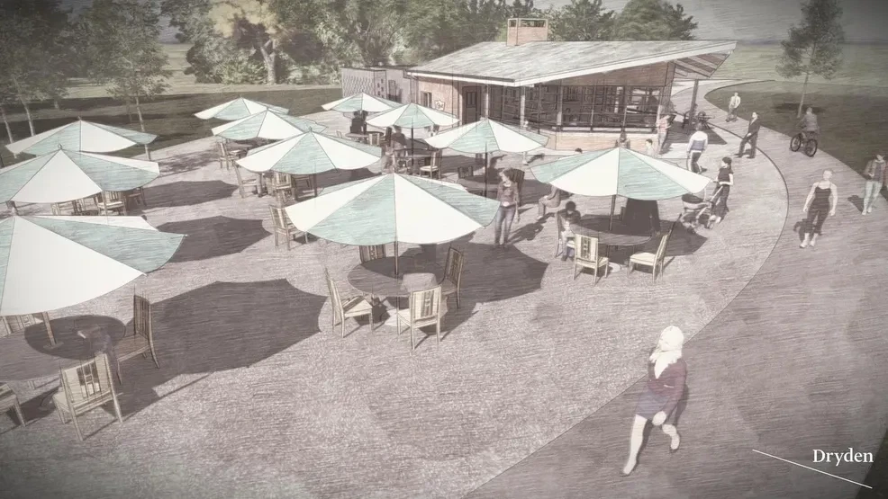 Croquet Cafe, event pavilion at Centennial Park set for completion this ...