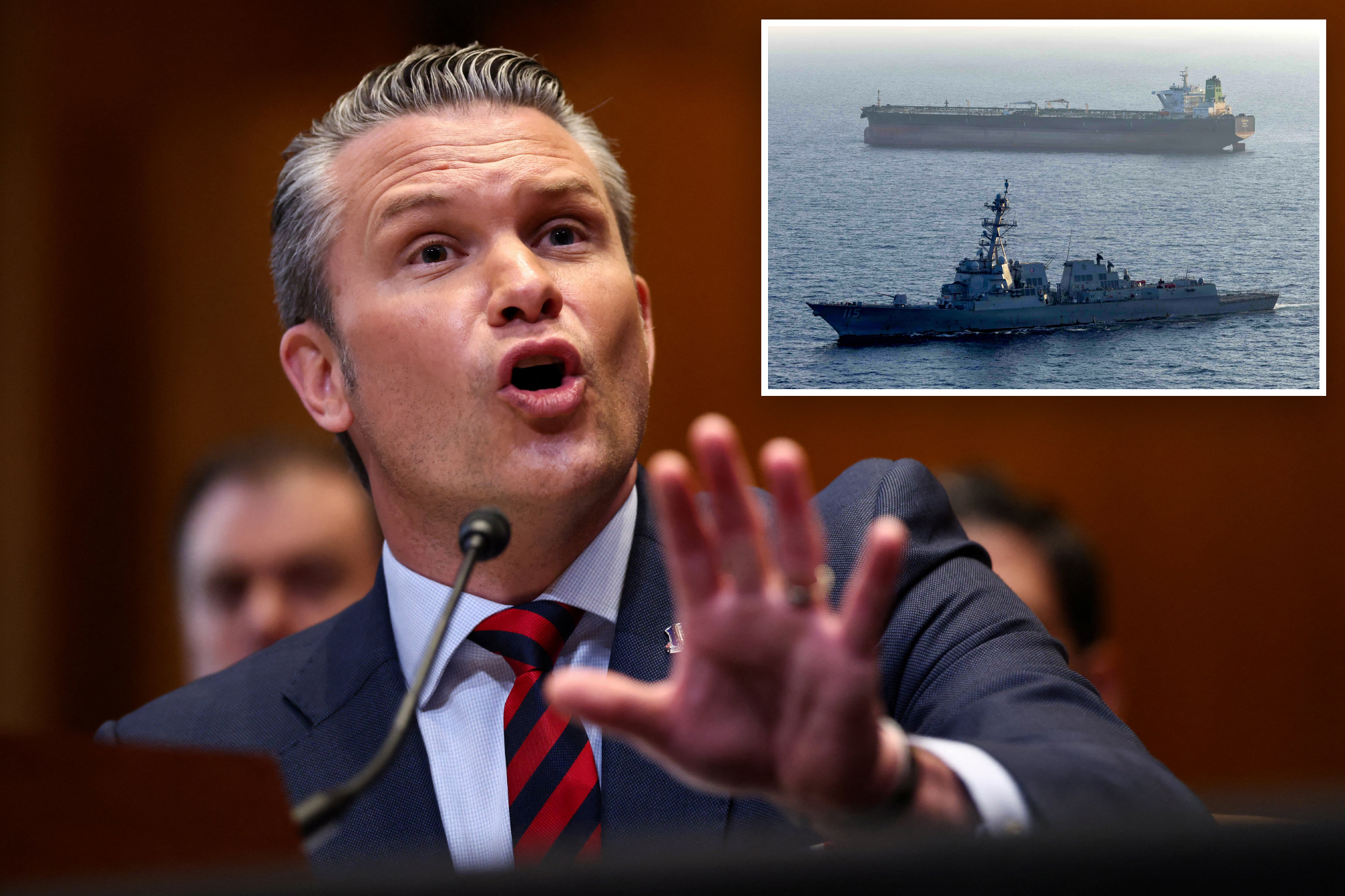 Hegseth insists US has 'control' of Strait of Hormuz while pitching $1 ...