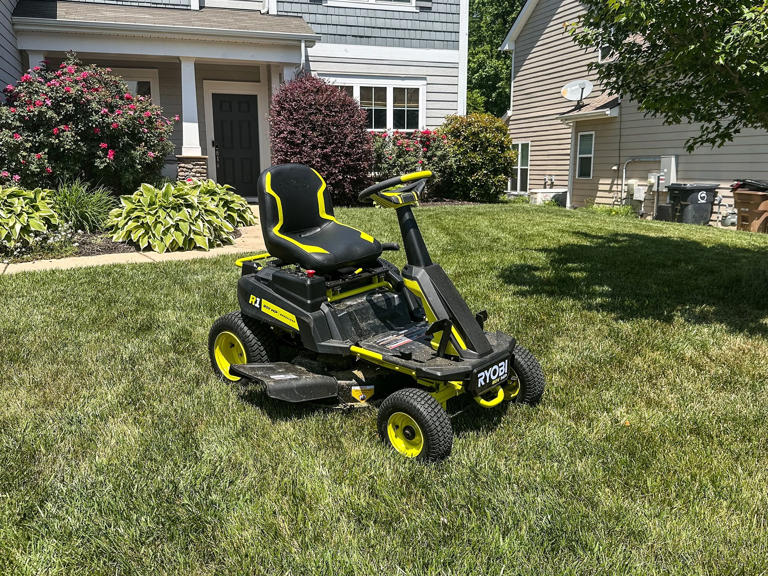 Ryobi’s newest battery-powered riding mower is built for the average ...