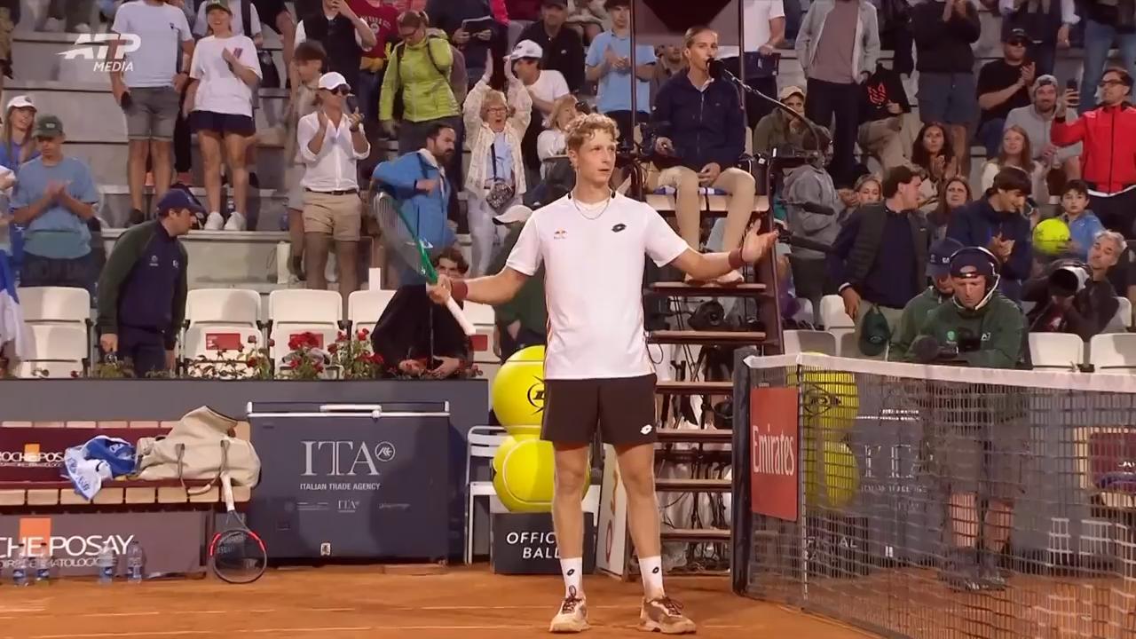Lucky loser Landaluce reaches Rome QFs with victory over Medjedovic