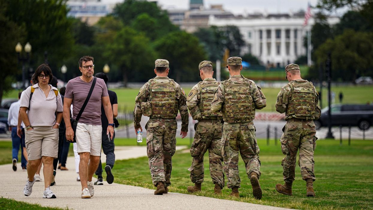 National Guard troops caught playing a game mocking Trump