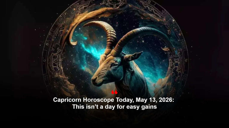 Capricorn horoscope today, May 13, 2026: This isn’t a day for easy gains