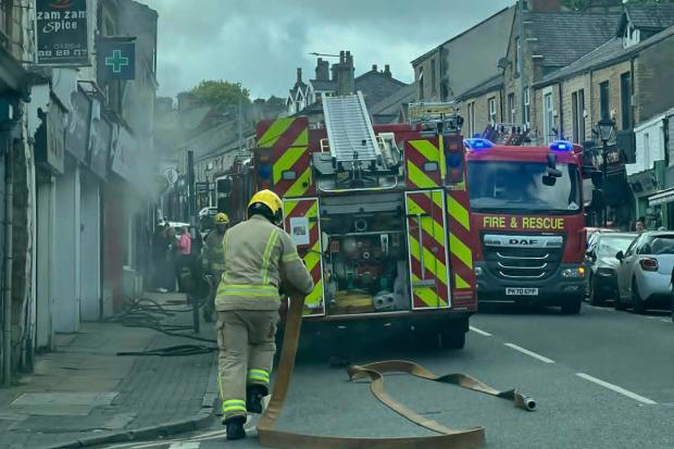 All we know so far after four fire engines descended on fire at business