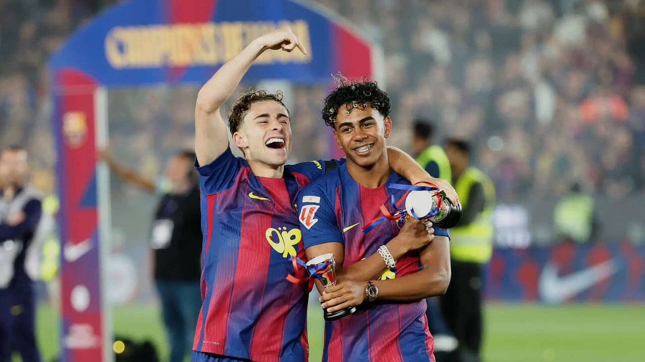 Barcelona coach Hansi Flick discusses Lamine Yamal's Palestinian flag ...