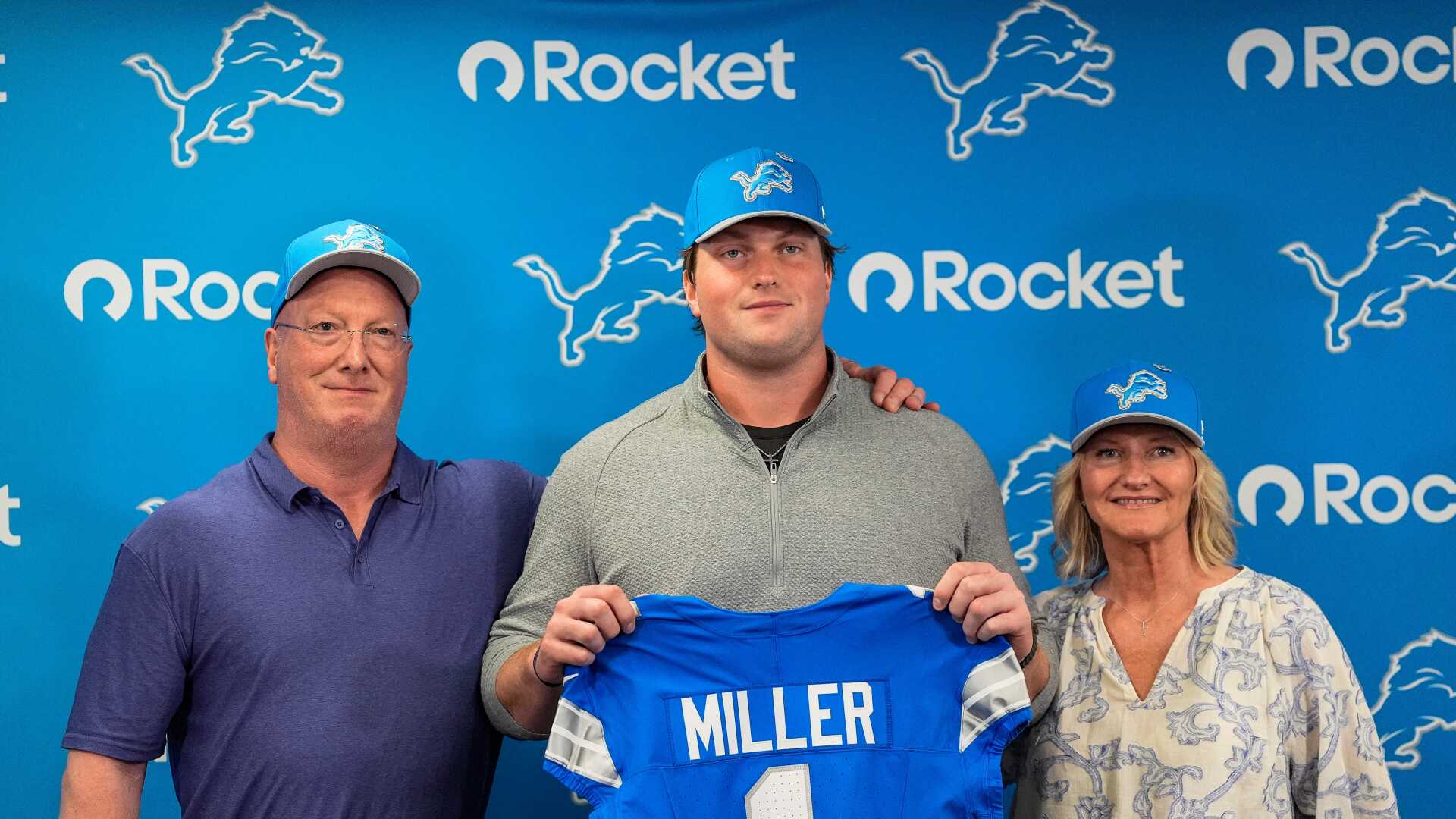 Lions sign first-round pick Blake Miller, rest of 2026 draft class