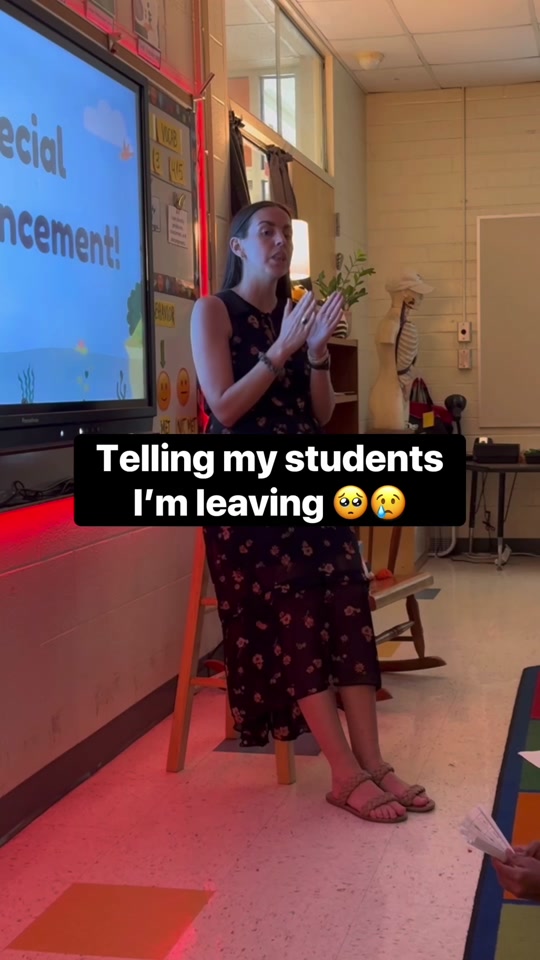 Telling my students I am leaving after 10 years of teaching