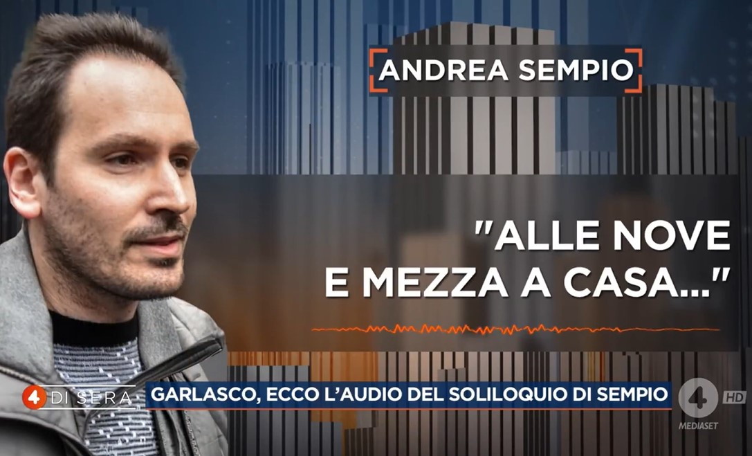 Garlasco, gli audio di Sempio: "Alle nove e mezza..." e il "video nella ...