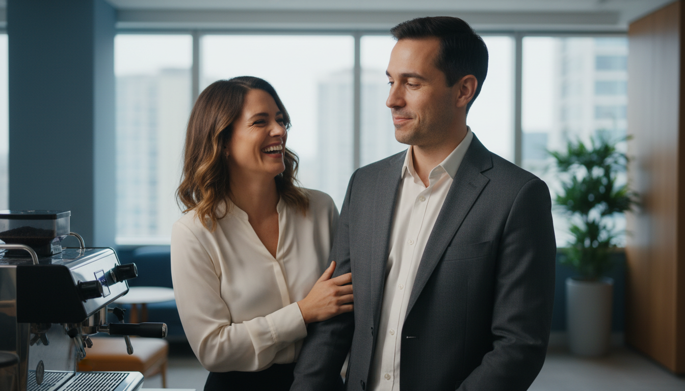 8 things a woman does when she likes you but is trying not to show it