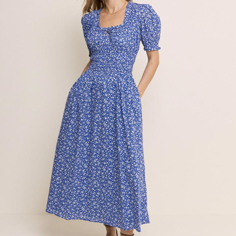 Zara Tindall’s forget-me-not blue midi dress is the shade I’ll be ...