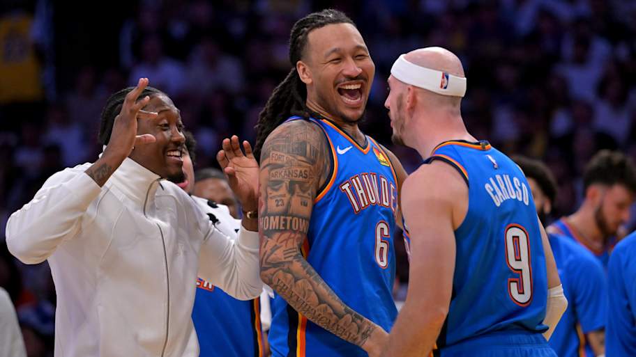 Jaylin Williams' GF Alanna Harris shared pic from hospital before OKC ...