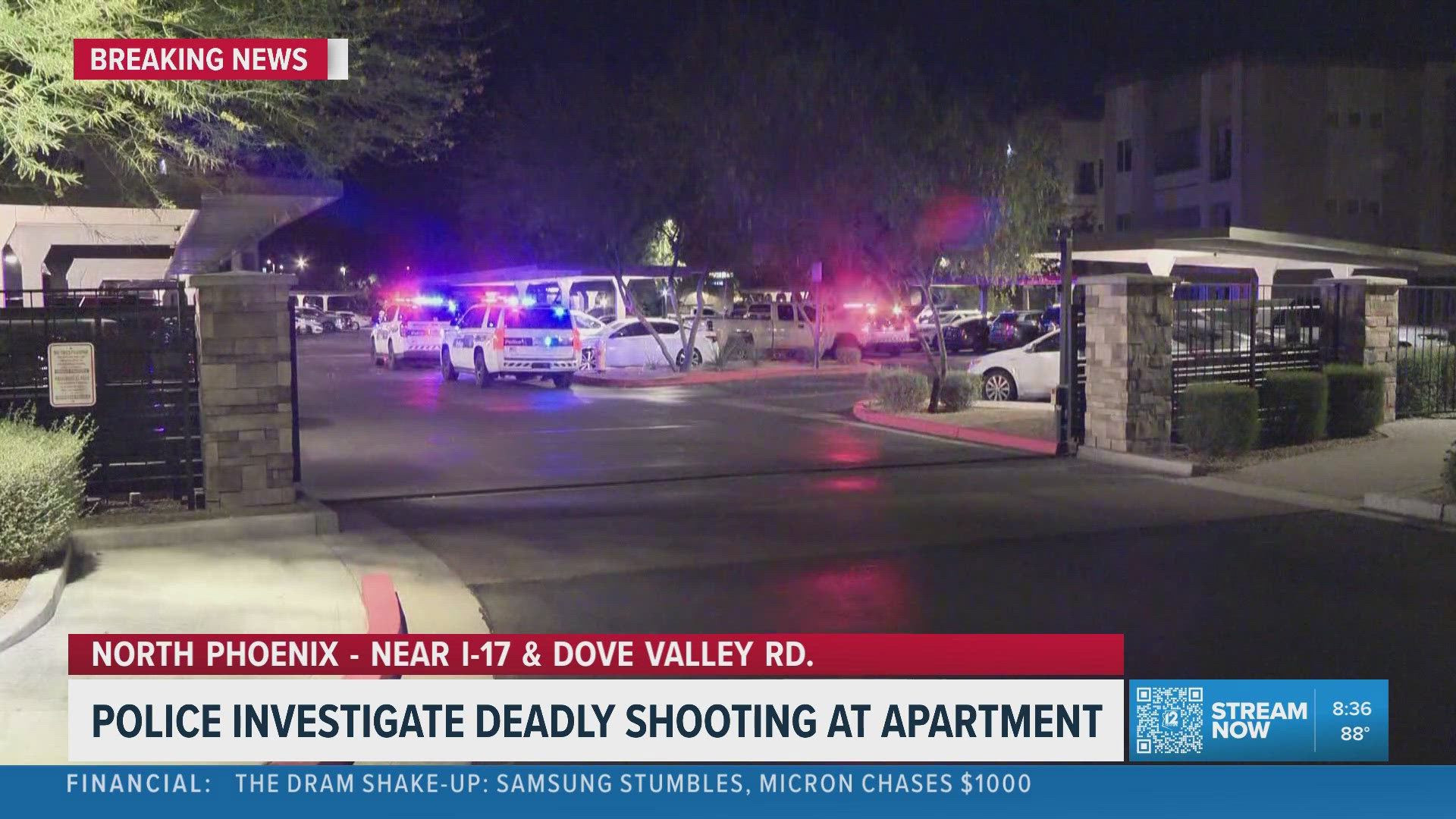1 man dead, another in custody after shooting at Phoenix apartment complex