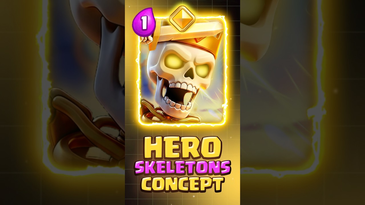 🔶Hero skeletons concept #clashroyale