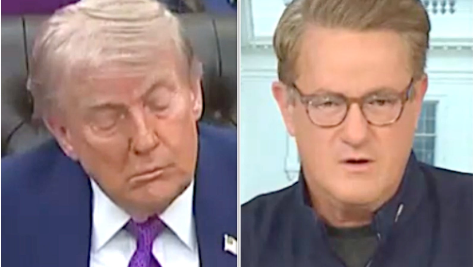 'Morning Joe' makes eye-opening comparison after Trump is caught 'blinking'