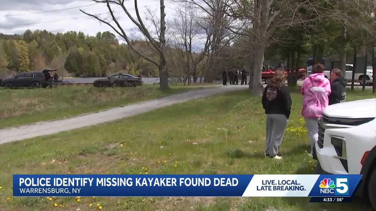 Police ID missing kayaker found dead in northern New York