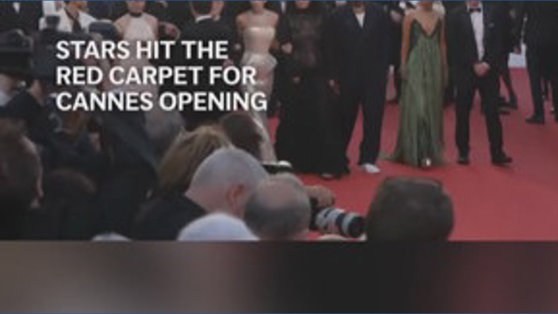 Film stars hit the red carpet for Cannes Film Festival opening