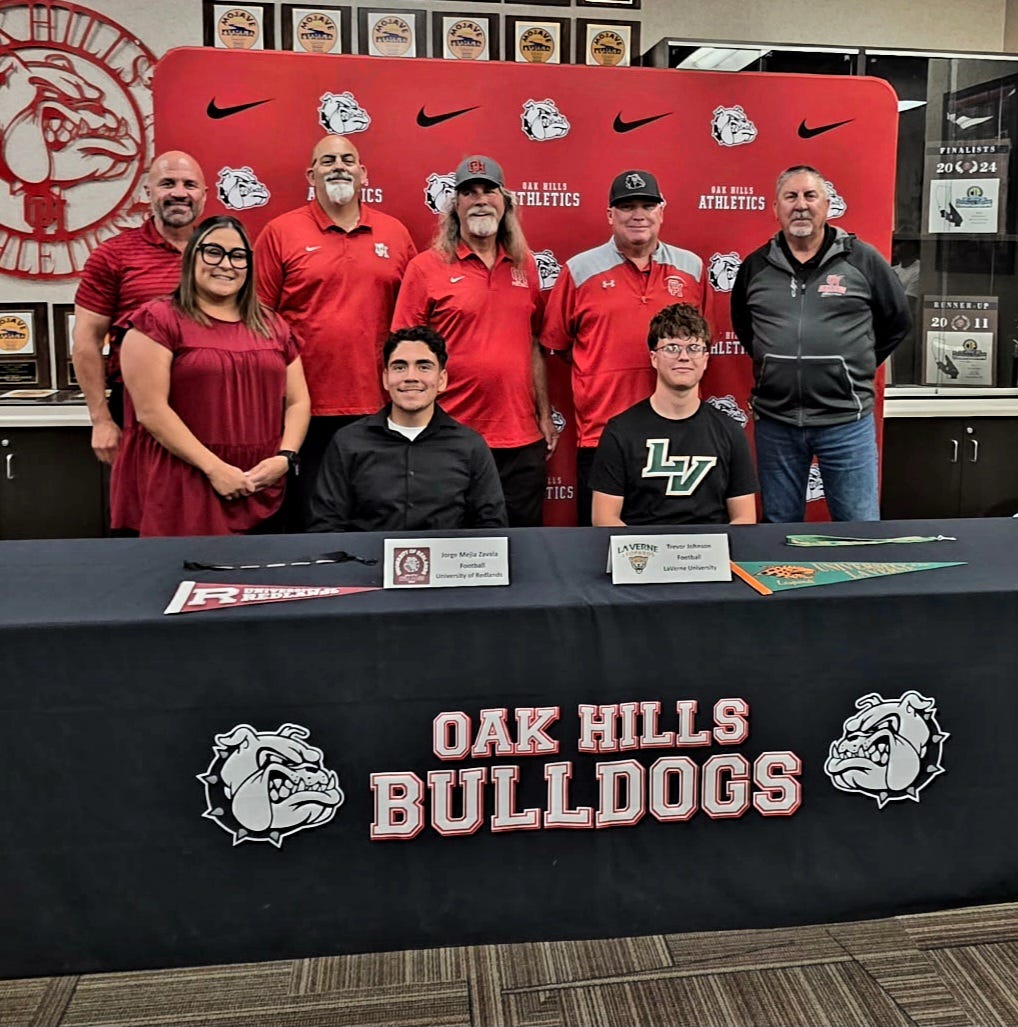 Four Oak Hills athletes sign to compete at the college level next fall