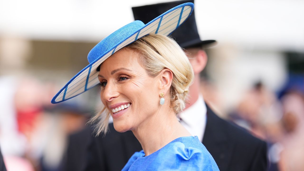 Zara Tindall’s forget-me-not blue midi dress is the shade I’ll be ...