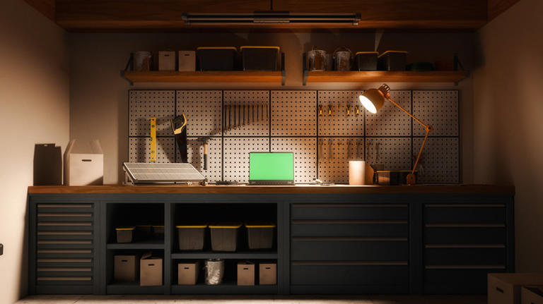 Walmart's 'best seller' storage shelves are a space-saver for garages