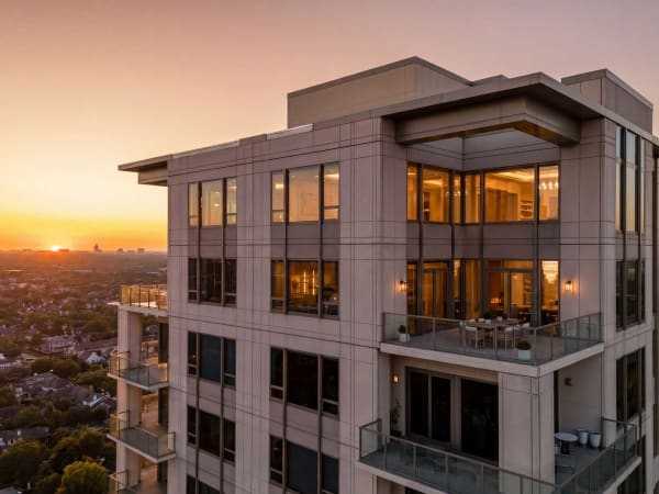 Houston high-rise's 2-story penthouse hits the market at $11 million