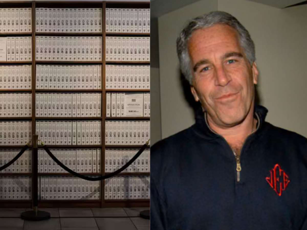 Epstein files update: New York pop-up library displays 3.5 million ...