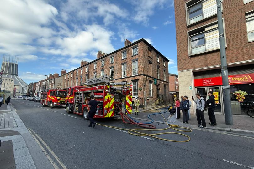 Building evacuated after fire breaks out at city centre restaurant