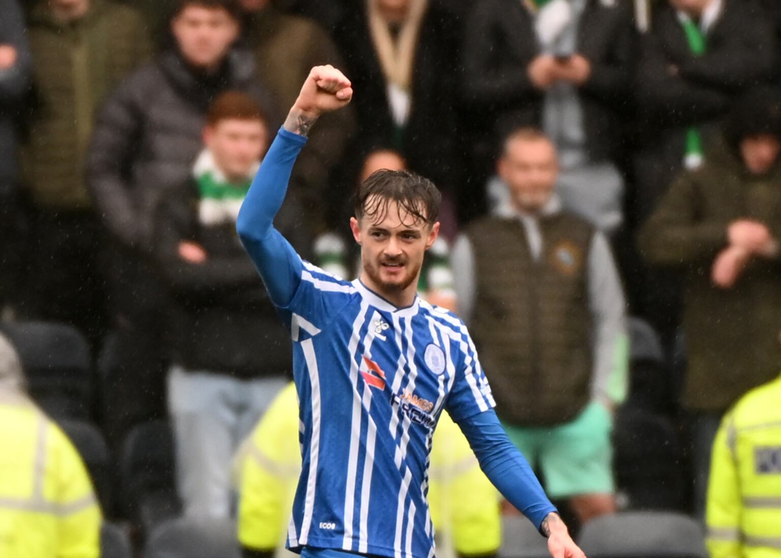 Joe Hugill’s late double secures Premiership survival for Kilmarnock