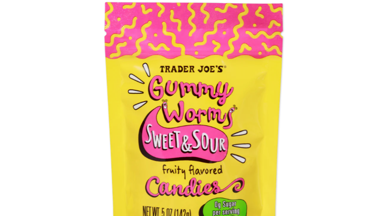 Trader Joe's new sugar-free gummy worms have 14g of fiber