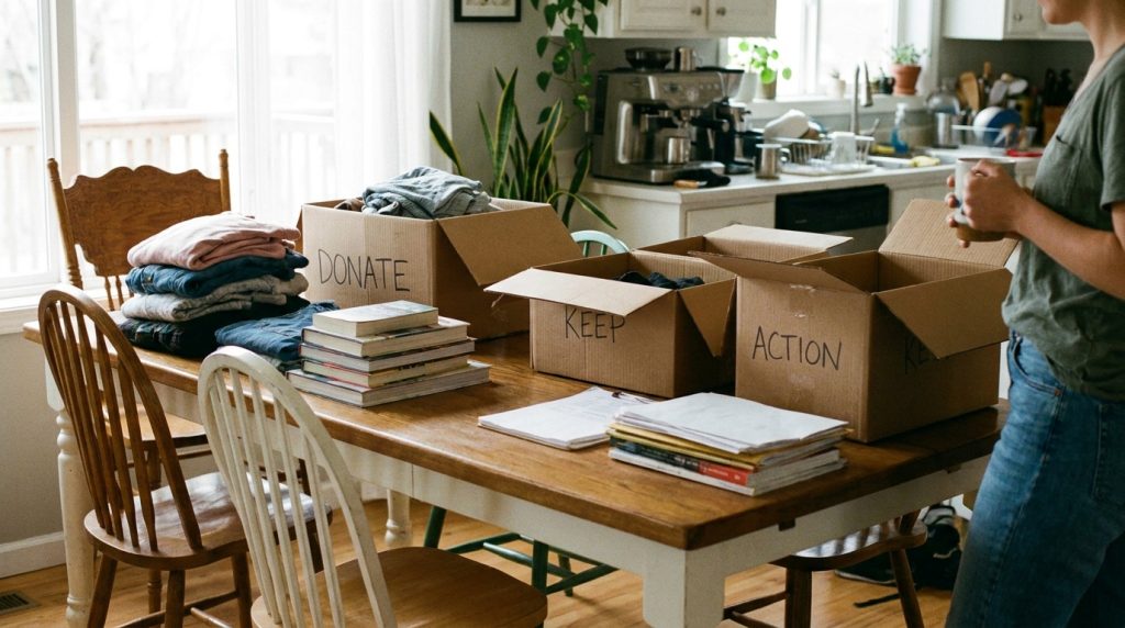 The gentle sorting method that helps sentimental clutter feel easier to ...