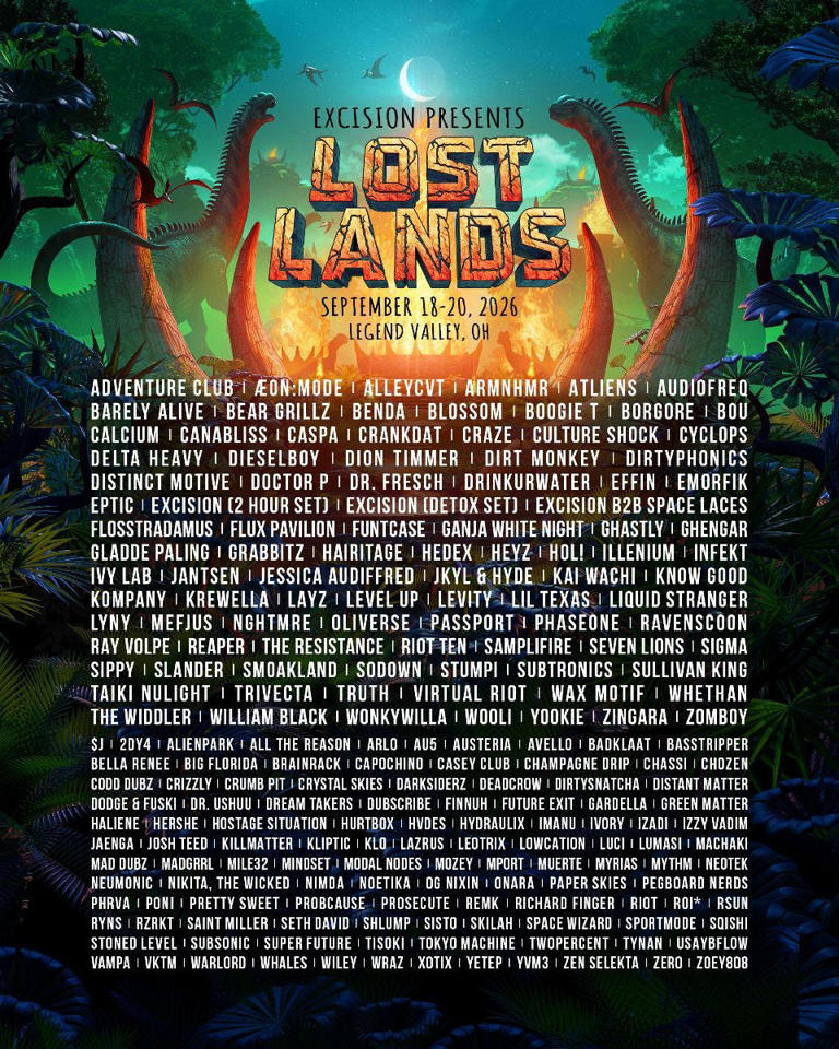 Lost Lands releases 2026 lineup, including Slander, Illenium, more