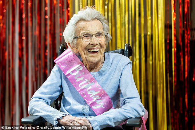 Woman celebrating her 105th birthday says secret to a long life is a ...