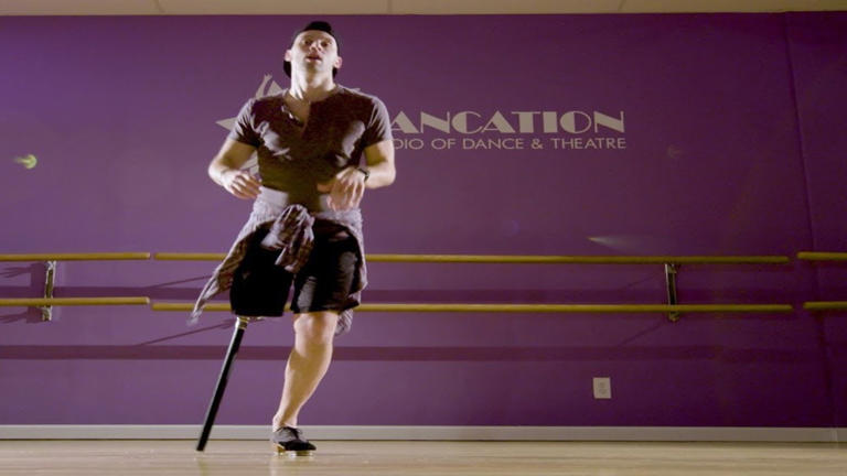 Evan Ruggiero, the one-legged tap dancer