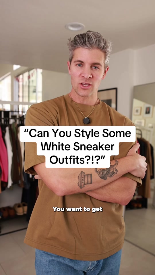 How to style white sneakers from casual to smart casual